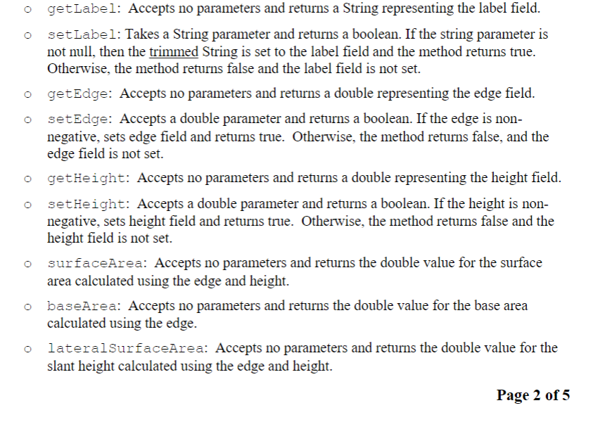 Solved Specifications Overview: You will write a program | Chegg.com