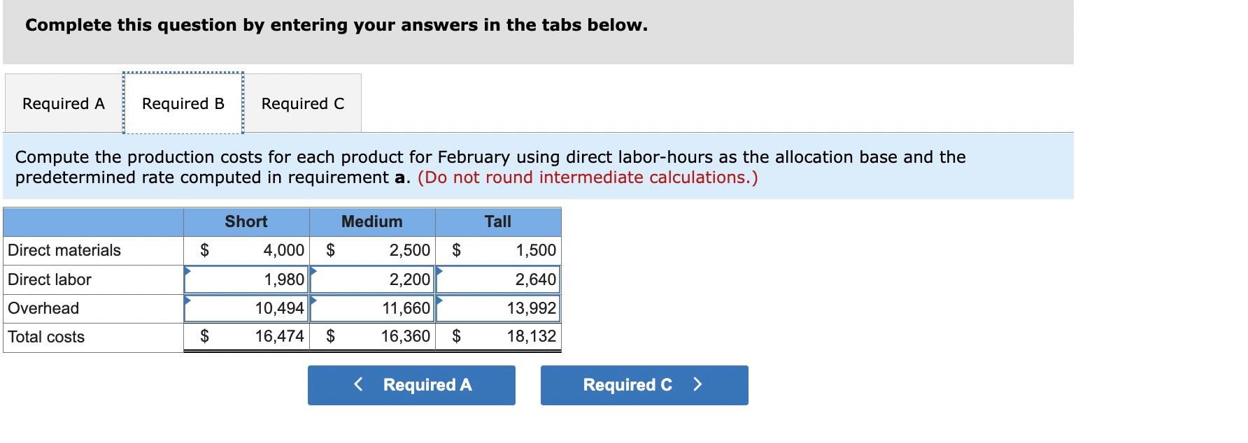 Solved Problem 9 58 Algo Activity Based Costing And