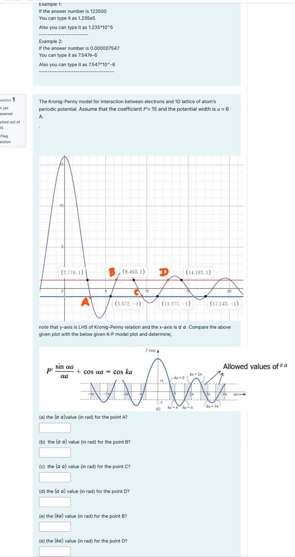 Solved Example 1: If the answer number is 123500 You can | Chegg.com