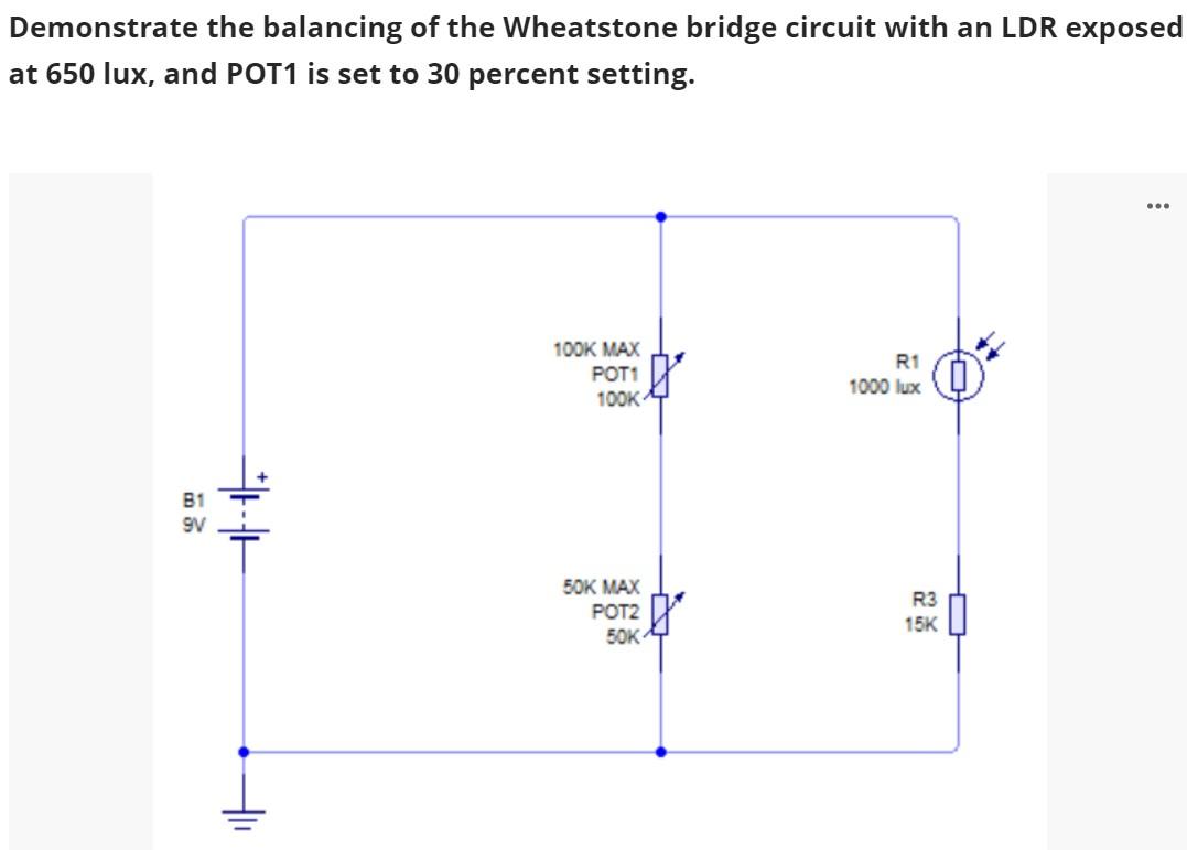 Solved Demonstrate the balancing of the Wheatstone bridge | Chegg.com