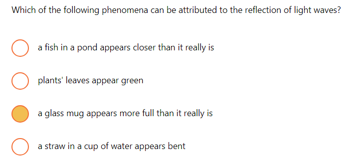 Solved Which of the following phenomena can be attributed to | Chegg.com