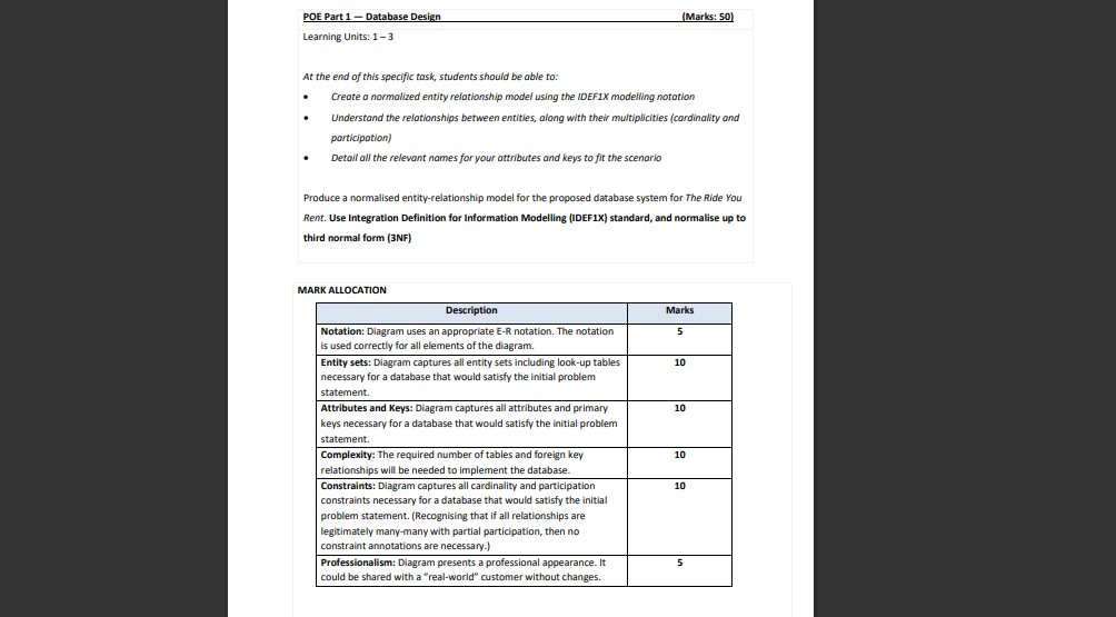 Solved Please Answer Part 2 Portfolio of Evidence (PoE) — | Chegg.com