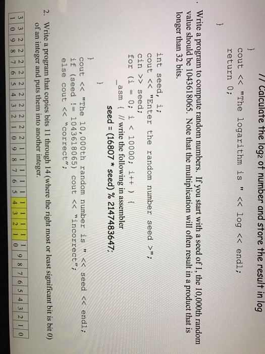 Solved Write a program to compute random numbers. If you | Chegg.com