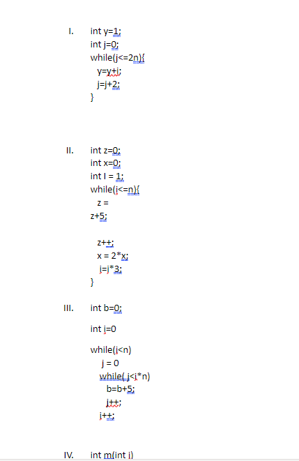 Q. Calculate Consider the following algorithms. For | Chegg.com