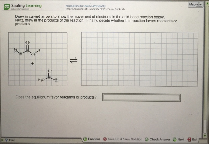 Solved Draw in curved arrows to show the movement of | Chegg.com