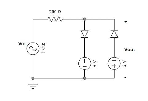 Solved Question 10: In the following trimmer circuit, Vin | Chegg.com