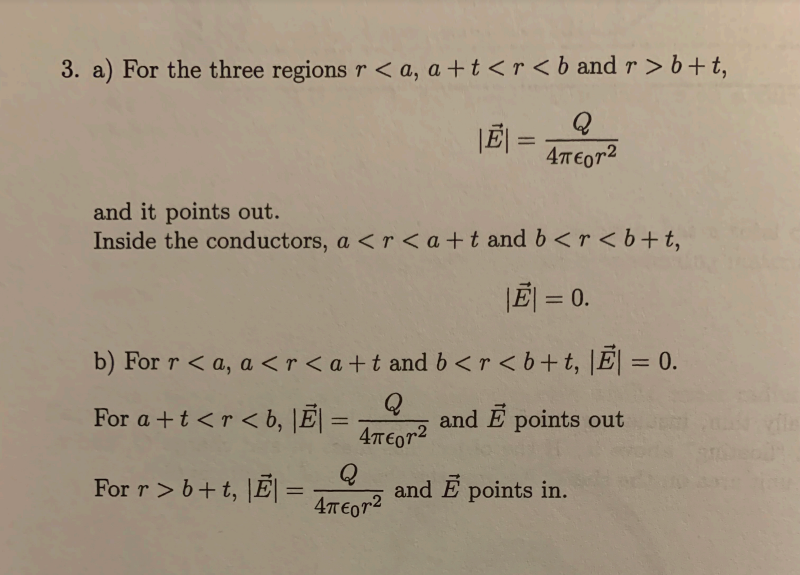 Solved Consider two concentric, conducting spherical shells, | Chegg.com