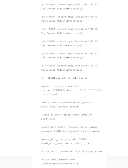 Solved - Run the example on the poems data in your | Chegg.com