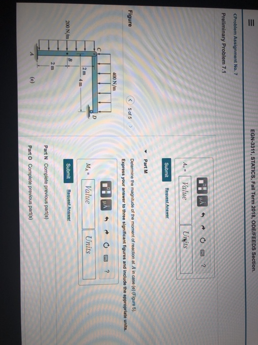 Solved Problem Assignment No. 7 Preliminary Problem 7.1 C)4 | Chegg.com