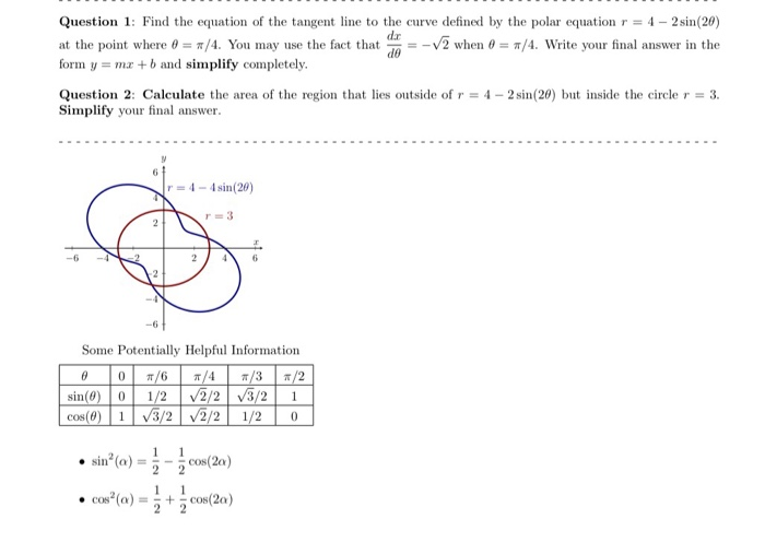 Solved Question 1: Find the eqton of the tangent line to the | Chegg.com