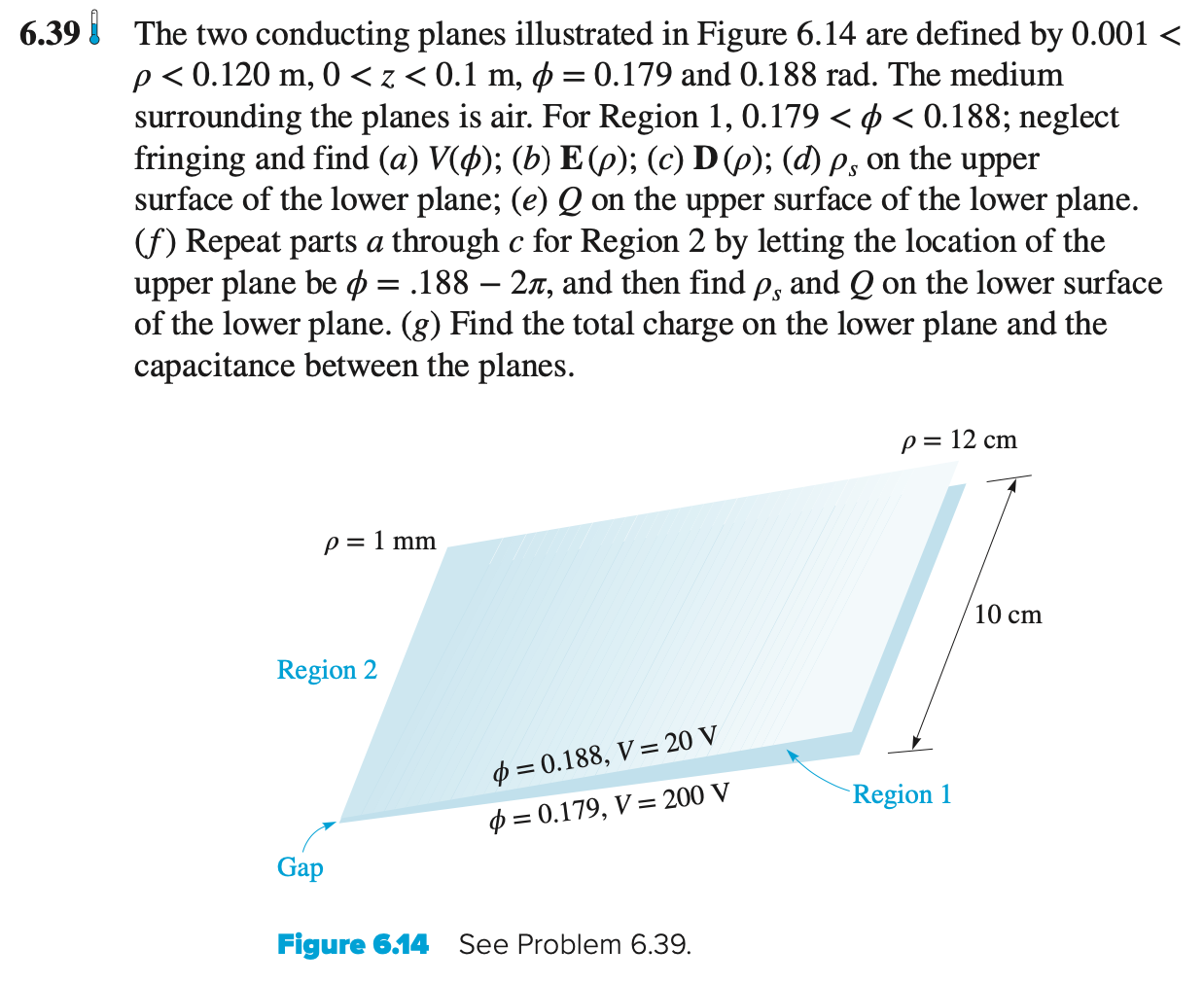 Solved 6.39The two conducting planes illustrated in Figure | Chegg.com