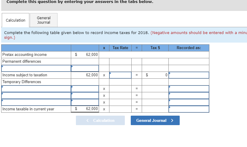 Solved Exercise 16-18 Multiple temporary differences; record | Chegg.com