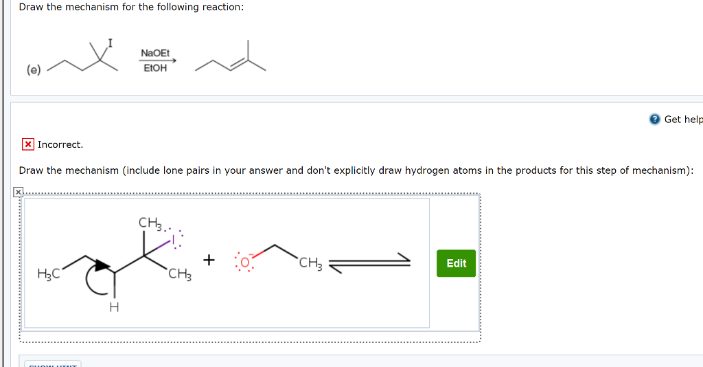 Solved Draw the mechanism for the following reaction NaOEt | Chegg.com