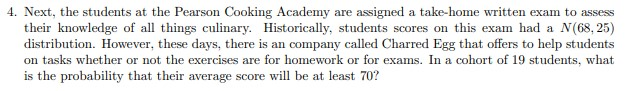 Solved 4. Next, the students at the Pearson Cooking Academy | Chegg.com