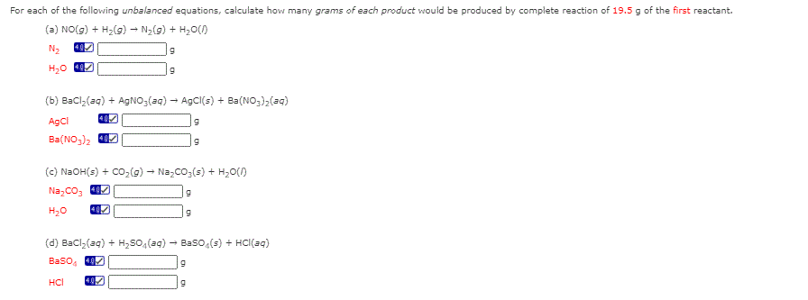 Solved For each of the following unbalanced equations, | Chegg.com