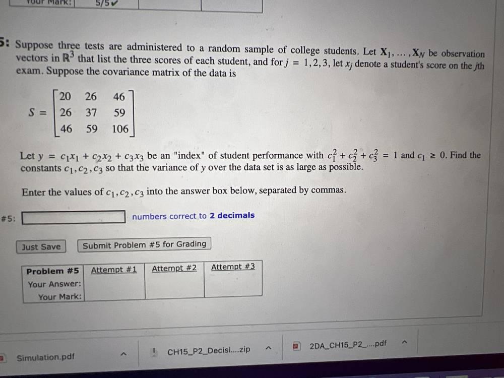 Solved Suppose three tests are administered to a random | Chegg.com Solved Suppose three tests are administered to a random | Chegg.com