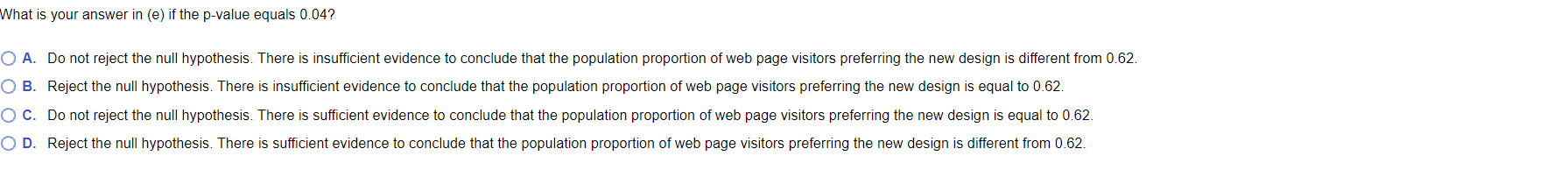 Solved In hypothesis testing, the common level of | Chegg.com