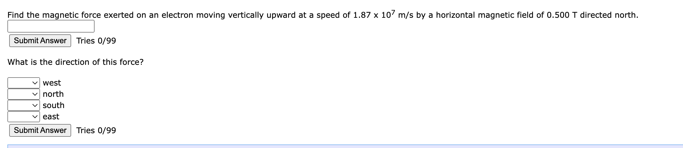 [solved] Find The Magnetic Force Exerted On An Electron M