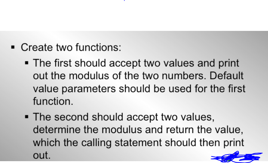 Solved • Create two functions: • The first should accept two | Chegg.com