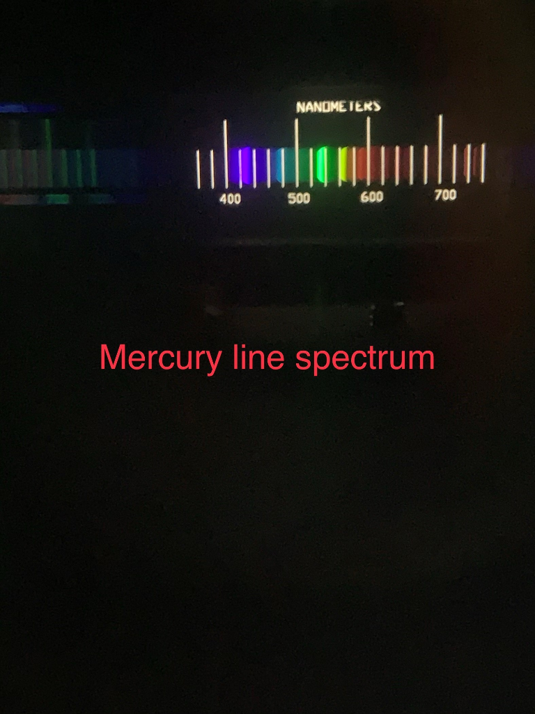 Mercury Light Spectrum