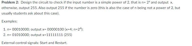 Solved Design the circuit to check if the input number is a | Chegg.com