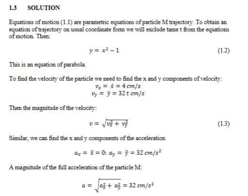 Solved Test No. 1 (K-1: \#28). Define an equation of path, | Chegg.com