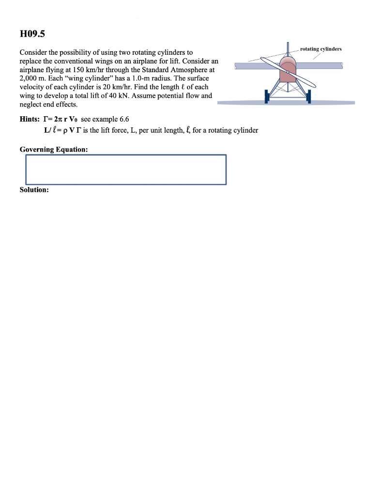 Solved H09.5 rotating cylinders Consider the possibility of | Chegg.com