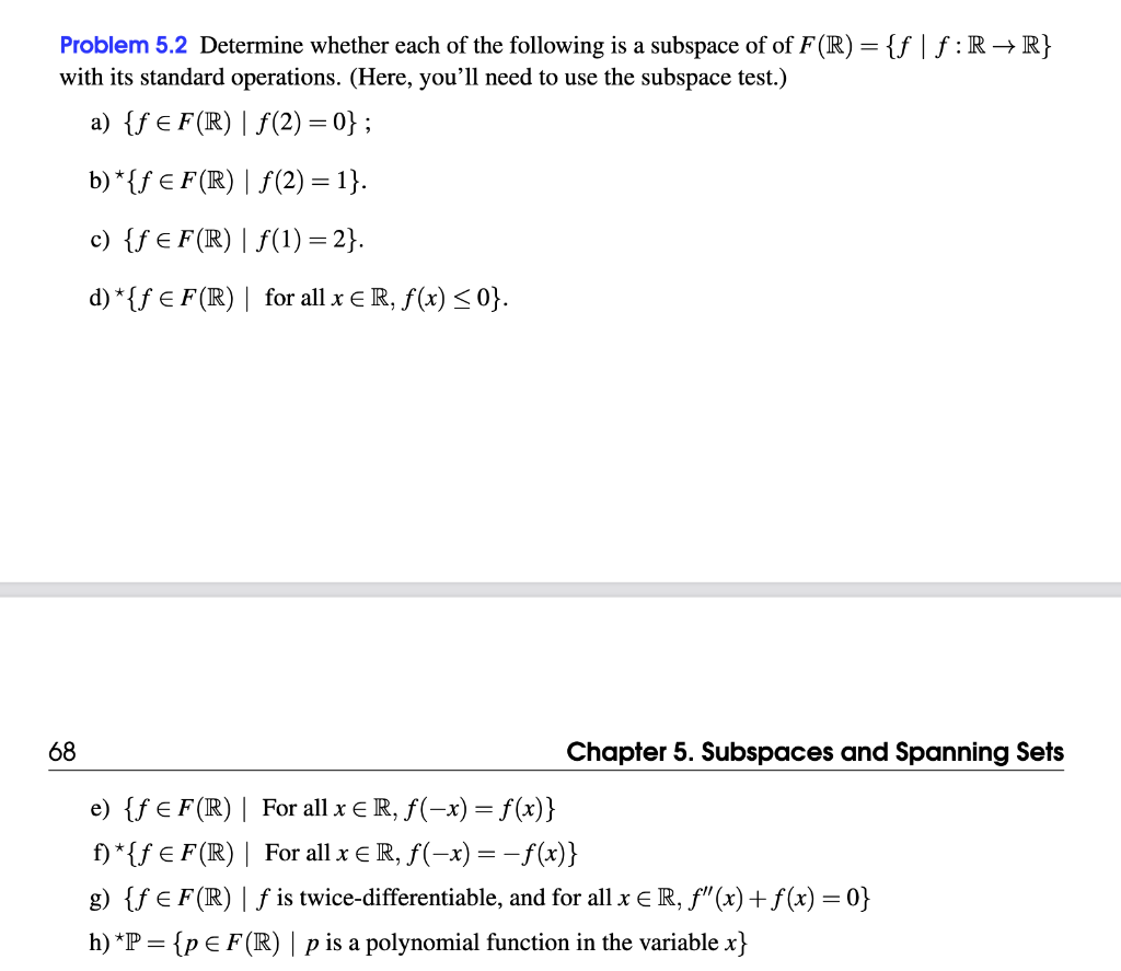 Solved Problem 5.2 Determine whether each of the following | Chegg.com