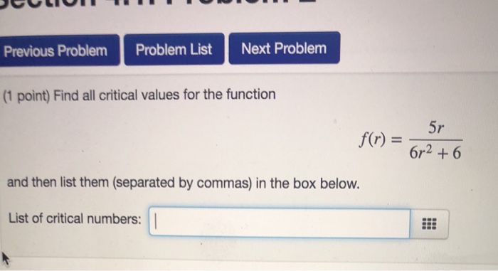 Solved (1 point) The function f(x) (4x - 6)e3x has one | Chegg.com