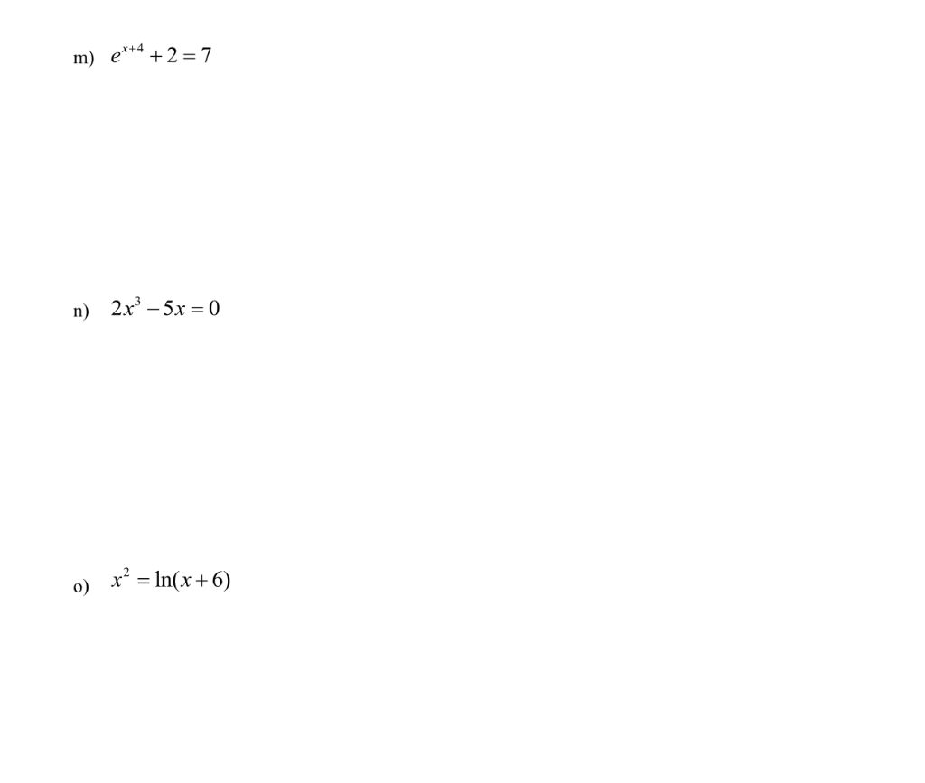 Solved 1. Simplify the following expressions (round to | Chegg.com