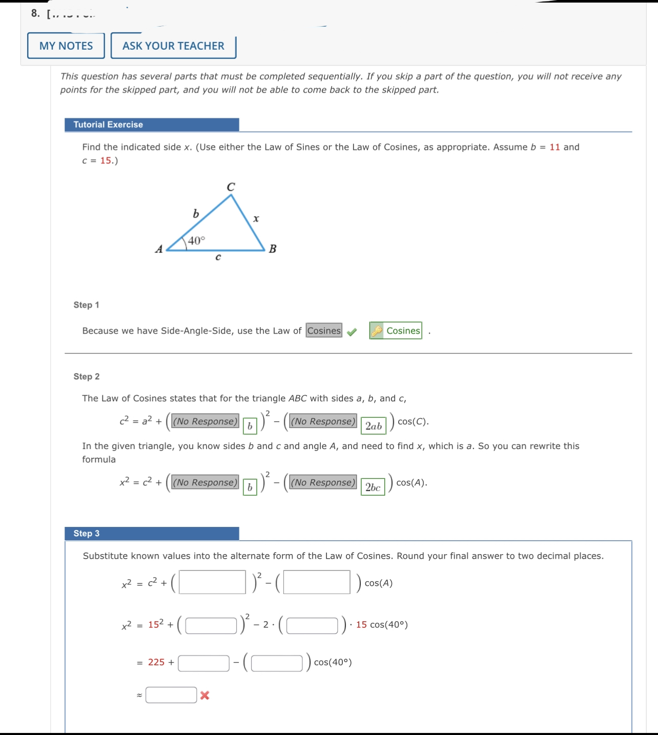 Solved Please help with step 3 for 8And step 4 for 7 Thank | Chegg.com