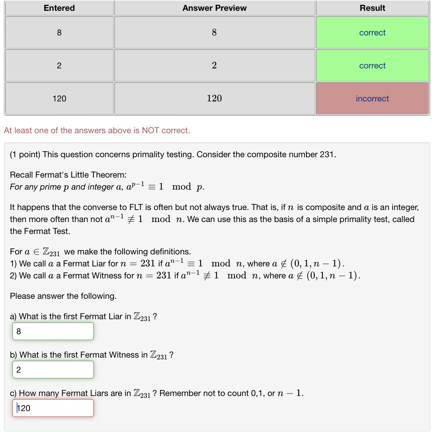 Solved 1 point this Question Concerns Primality Testing 5584