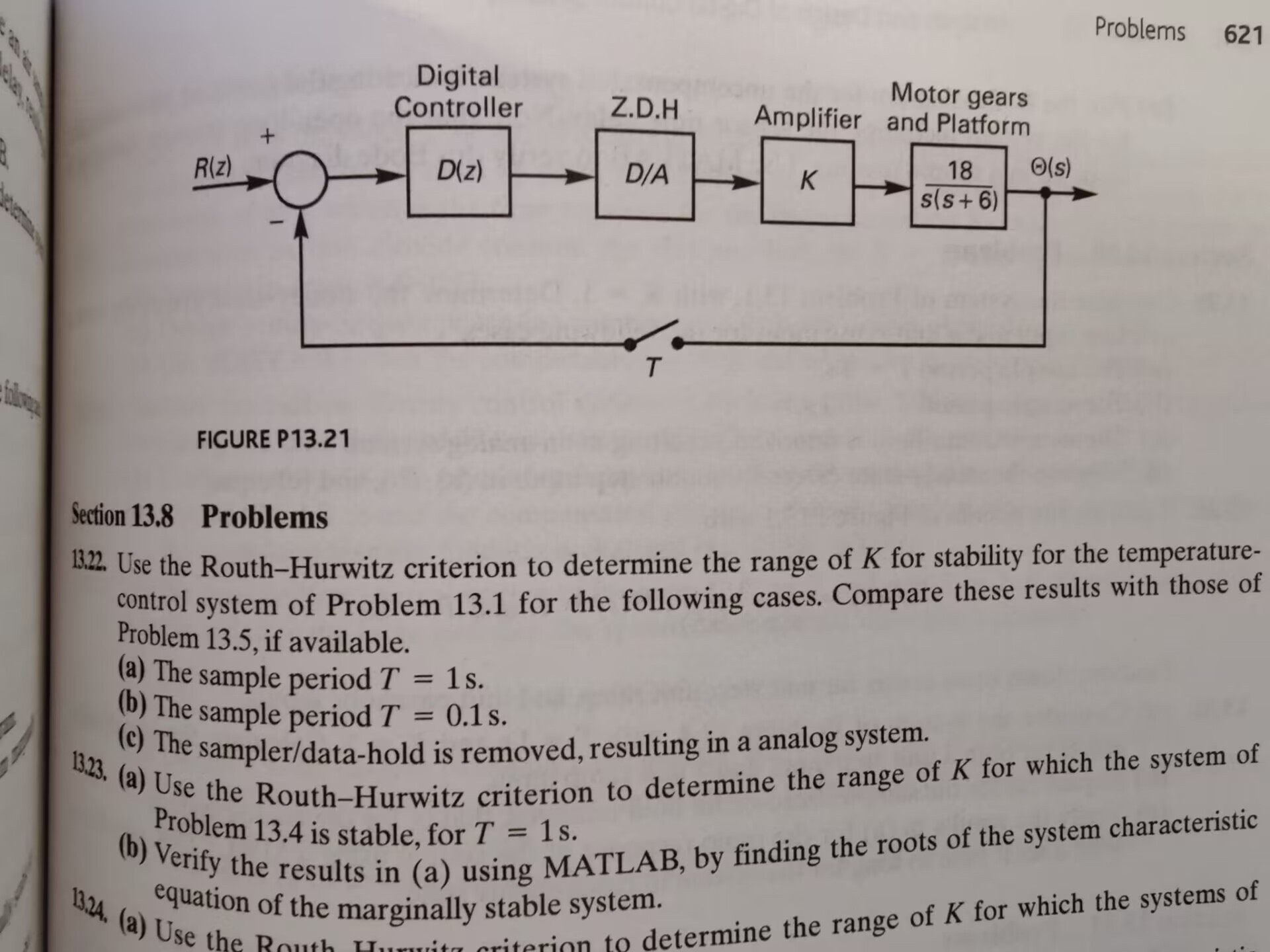 Solved 13.45. Consider the system of Figure P13.44 with | Chegg.com