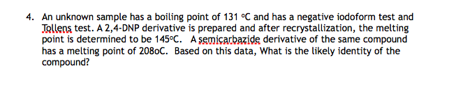 Solved 2,4-DNP Hydrazone Procedure 1. Dissolve 10 drops of | Chegg.com