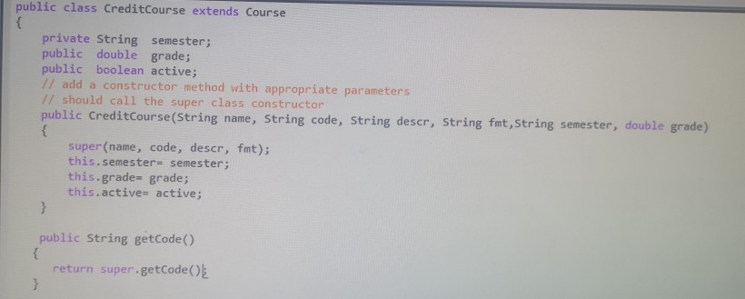 public class Student implements Comparable private | Chegg.com