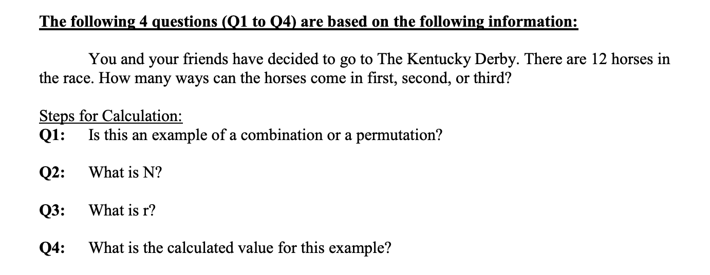 The following 4 questions (Q1 to (4) are based on the | Chegg.com