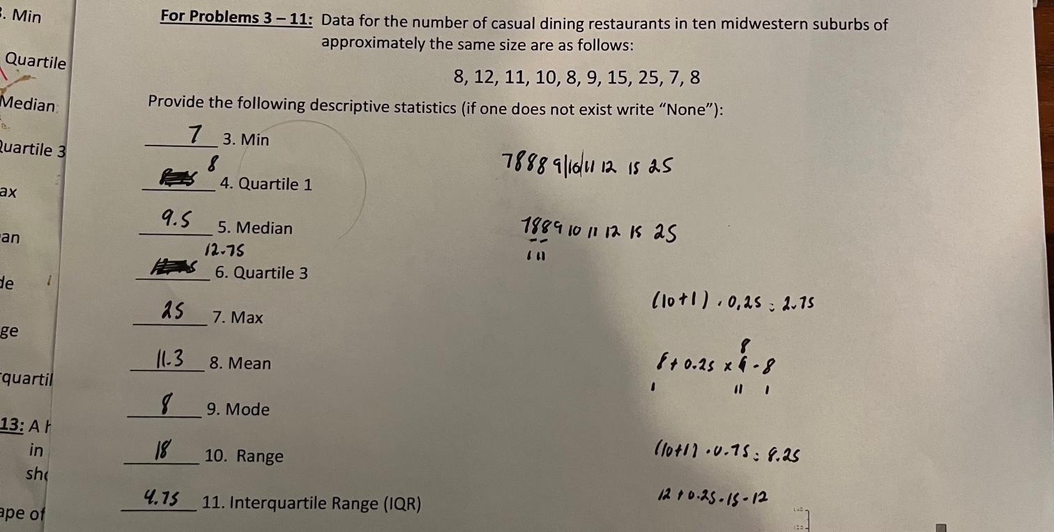 Solved Can you explain how you get Q1 and Q3... I understand | Chegg.com