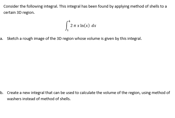 Solved Consider the following integral. This integral has | Chegg.com
