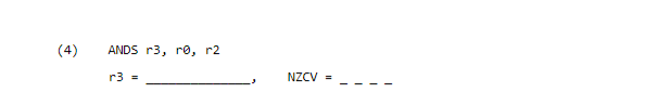 Solved 2. Suppose 10 =0xFFFFFFFE, 11 = 0x00000001, r2 = | Chegg.com