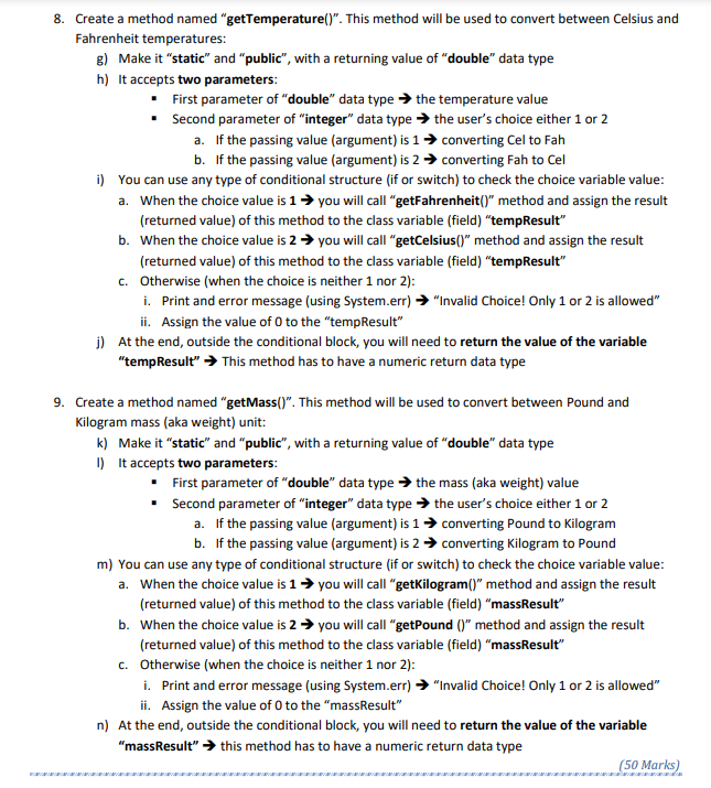 Solved 1. Create a new package named "p1_converting" to | Chegg.com
