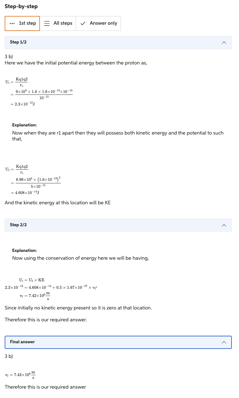 Solved The last one says in units of joules. I don't believe | Chegg.com