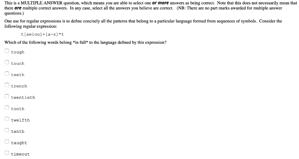 Solved This is a MULTIPLE ANSWER question, which means you | Chegg.com