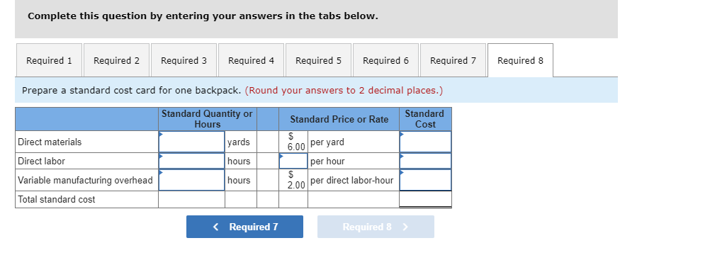 Solved Problem 10-16 (Algo) Comprehensive Variance Analysis | Chegg.com