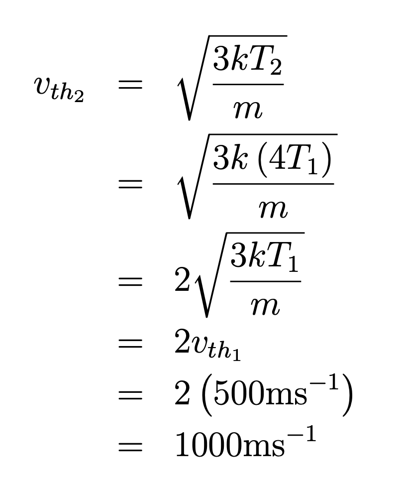 Solved Rearrange/ solve for vth. How do I solve the equation | Chegg.com