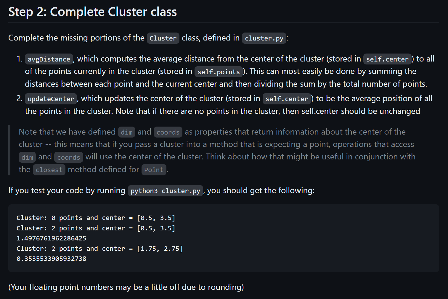 Sample code to fill in for Step 1:import mathimport | Chegg.com