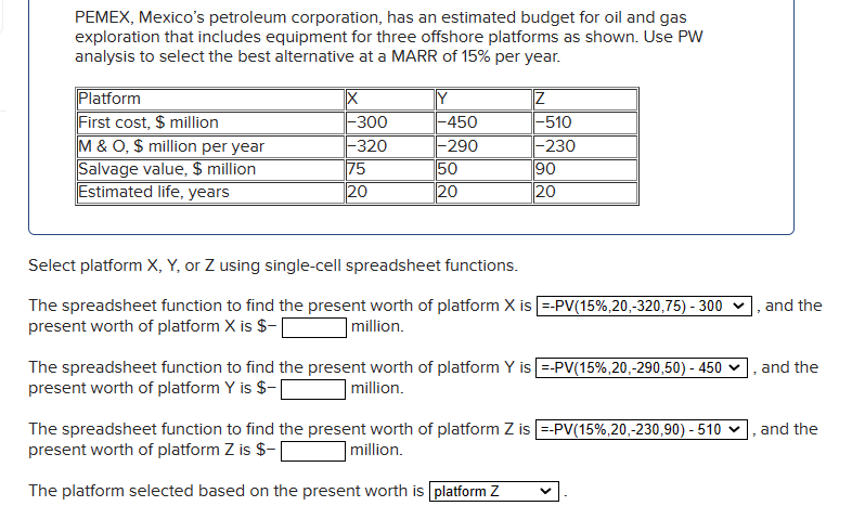 Solved PEMEX, Mexico's petroleum corporation, has an | Chegg.com