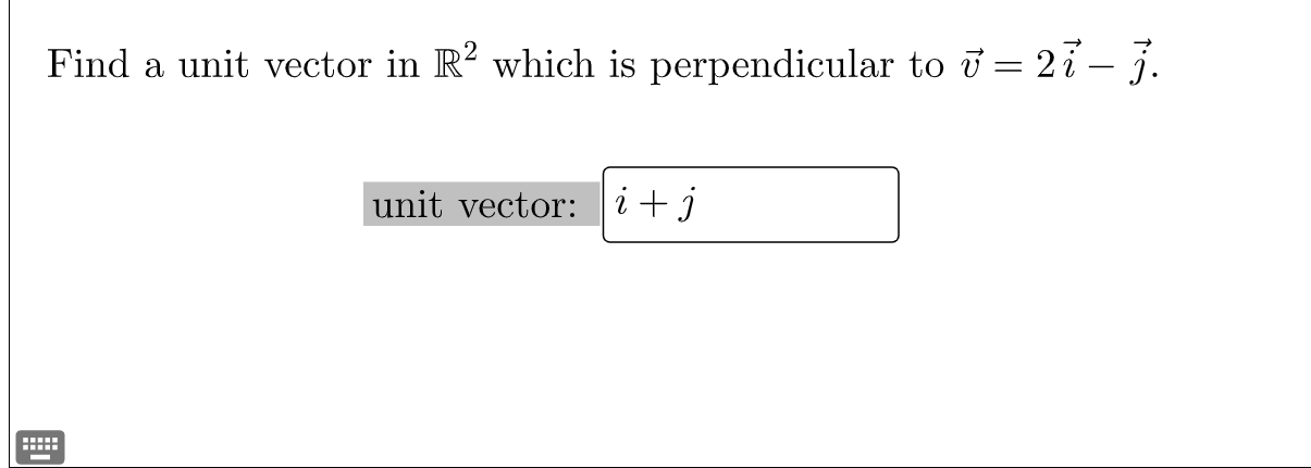 Solved Find a unit vector in R² which is perpendicular to v | Chegg.com