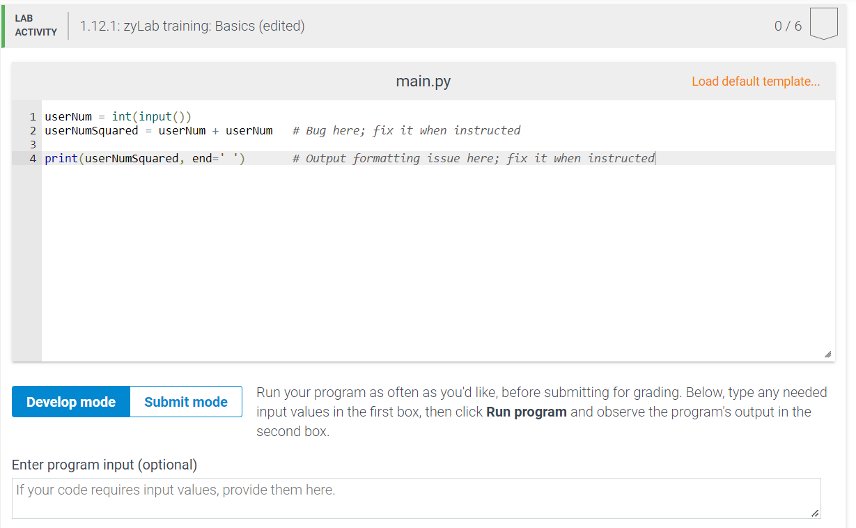 Solved While the zyLab platform can be used without | Chegg.com