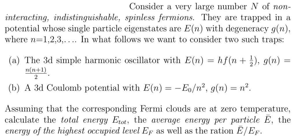 Consider a very large number N of non- interacting, | Chegg.com