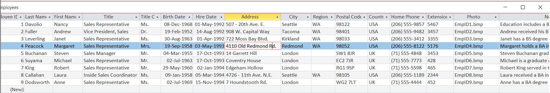 Solved 1) Create a query called QUERY01 that returns | Chegg.com
